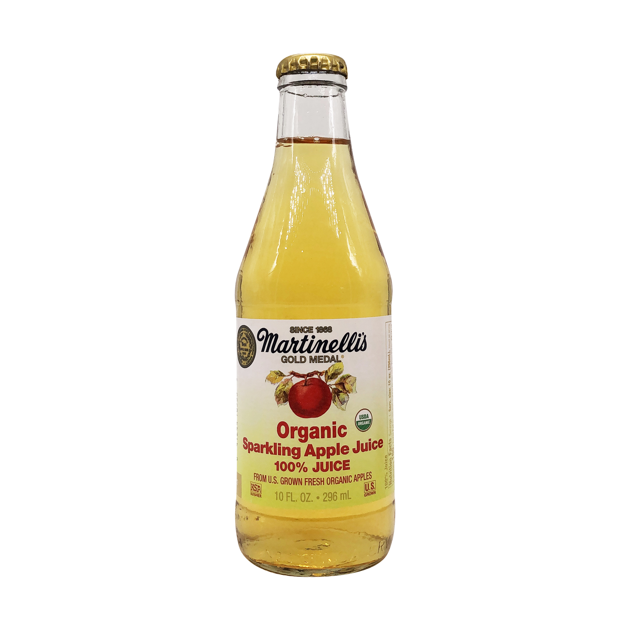 Martinelli's Gold Medal Organic Sparkling Apple Juice 296ml | Lazada ...