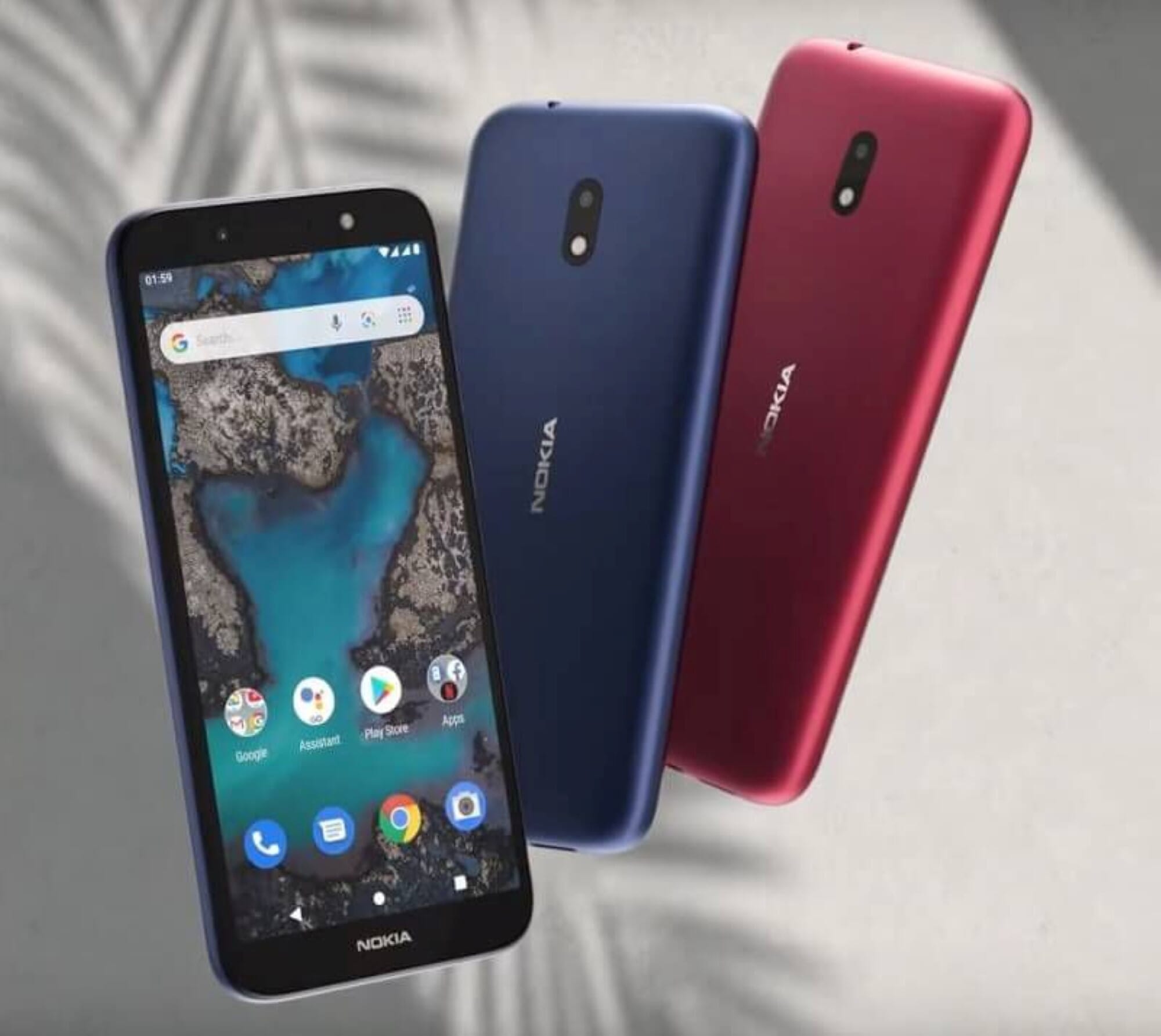 Nokia C1 2nd Edition (TA-1165) Dual Sim II Ram 1GB, Storage 16GB II 5. ...