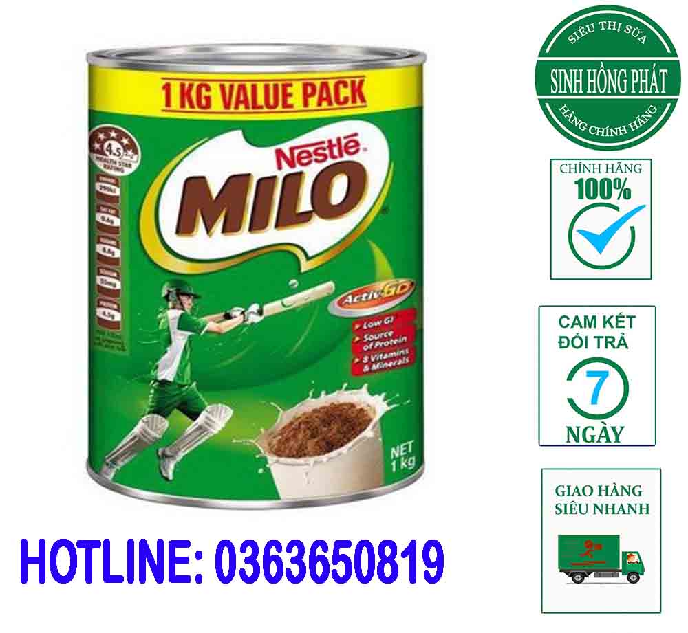 Sữa bột Millo Úc hộp 1kg Date mới nhất | Lazada.vn