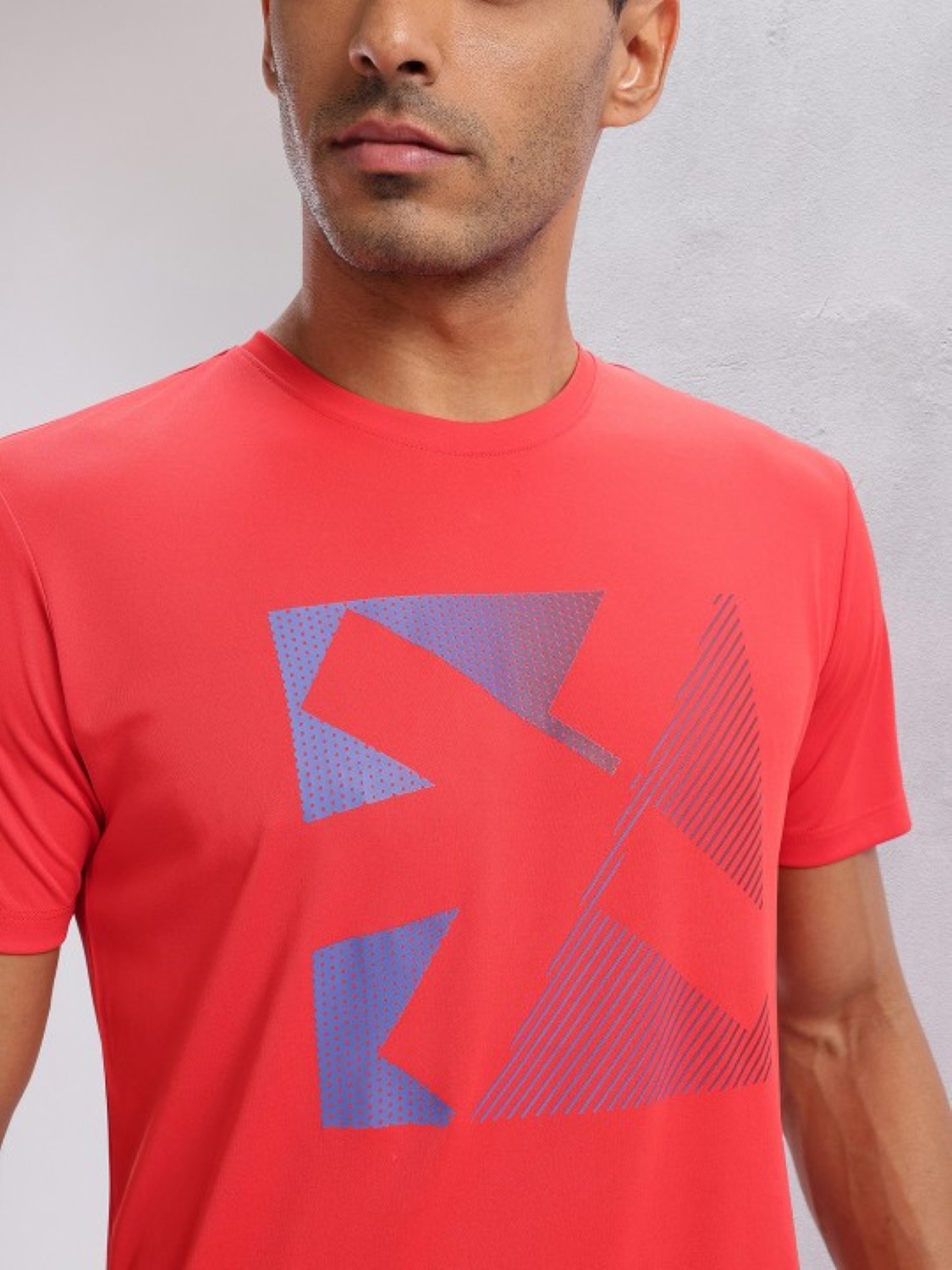 HRX by Hrithik Roshan Brand Logo Printed Training T-shirt For Men ...