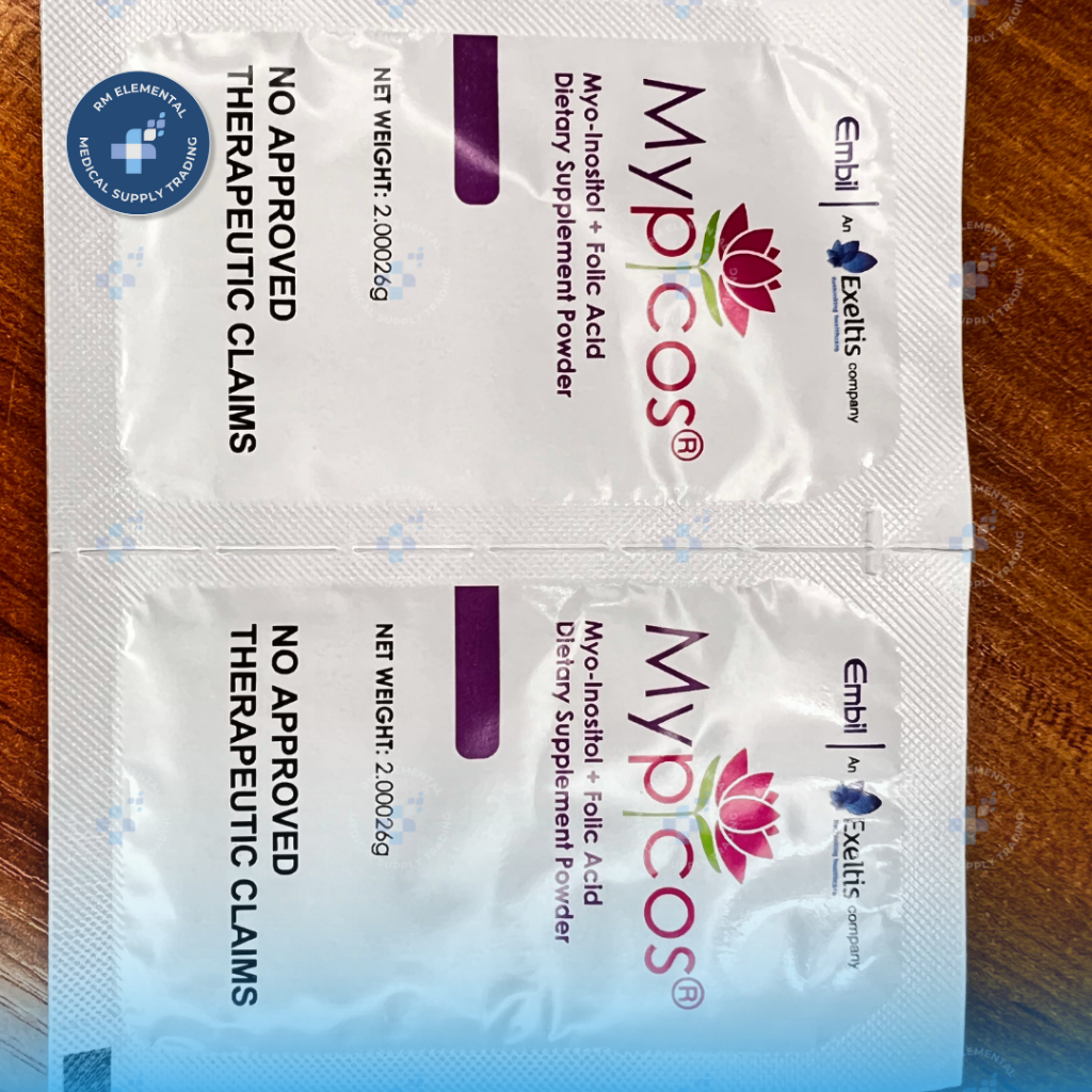 MYPICOS Myo-Inositol + Folic Acid Dietary Supplement Powder 2g (sold ...