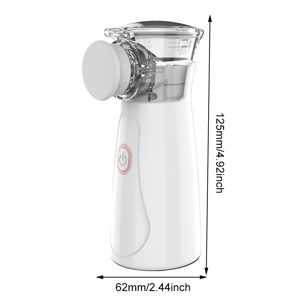 Portable Family Mesh Nebulizer Inhaler Low Noise Mini Silent Steam ...