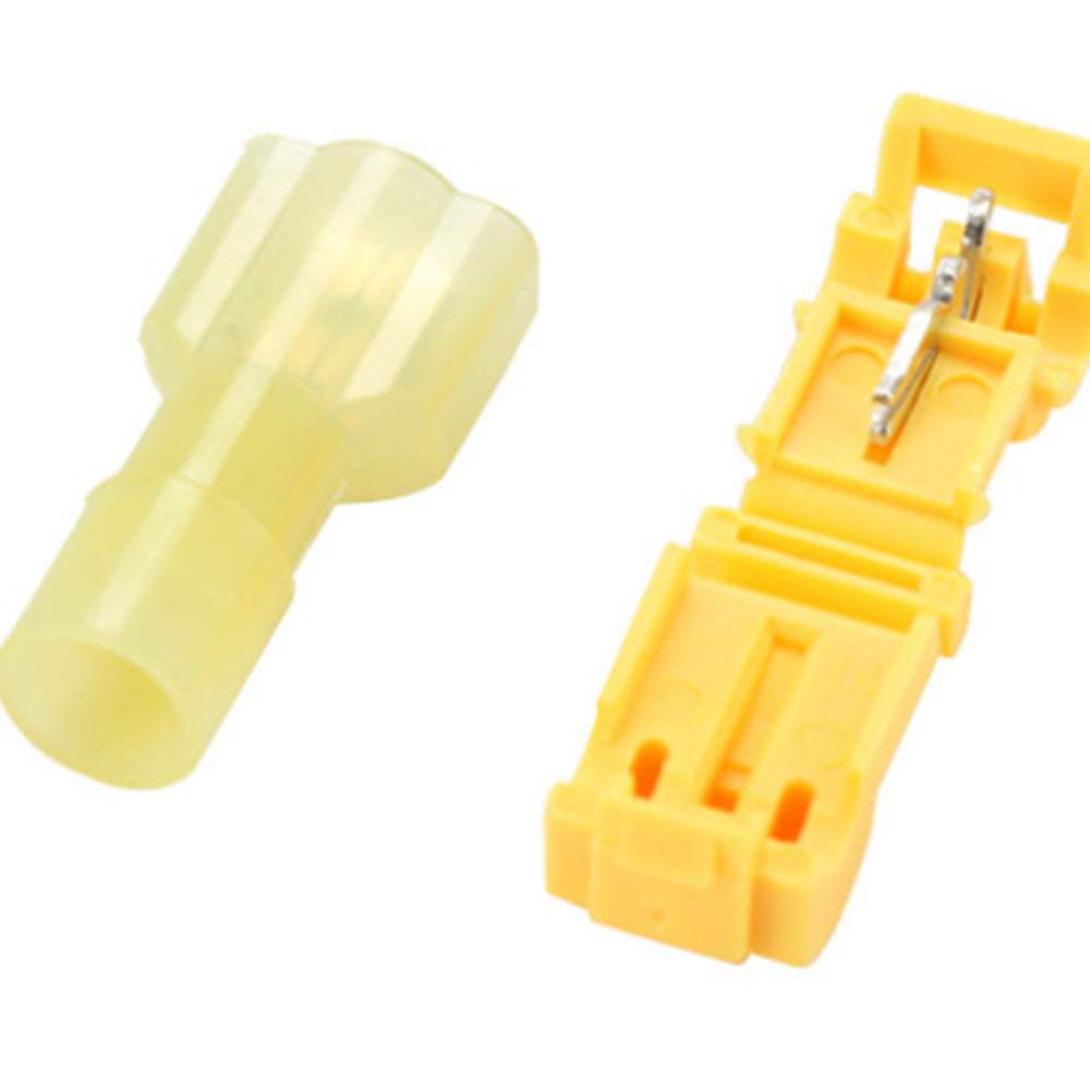 Quick Splice Electrical Connectors T Tap Wire Cable Snap Terminals ...