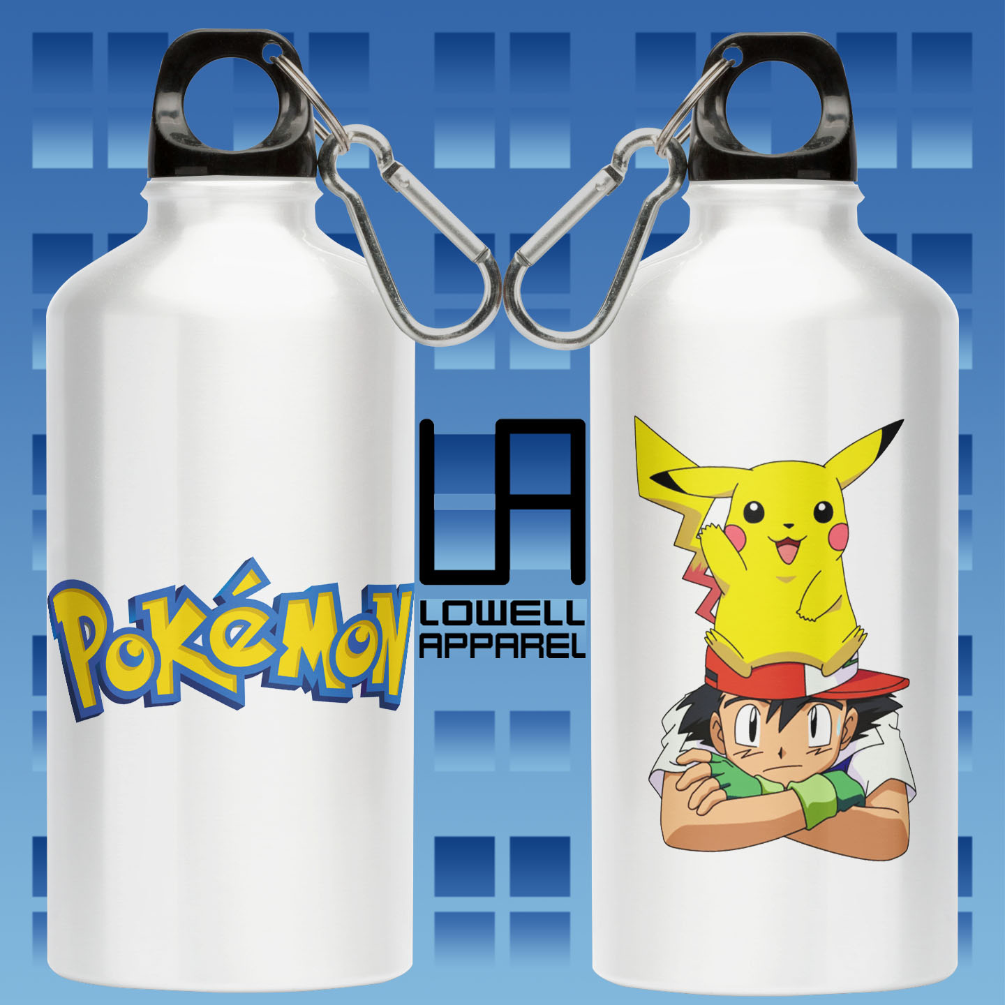 Ash Ketchum with Pikachu Sports Jug Tumbler - Pokemon Anime Gift ...