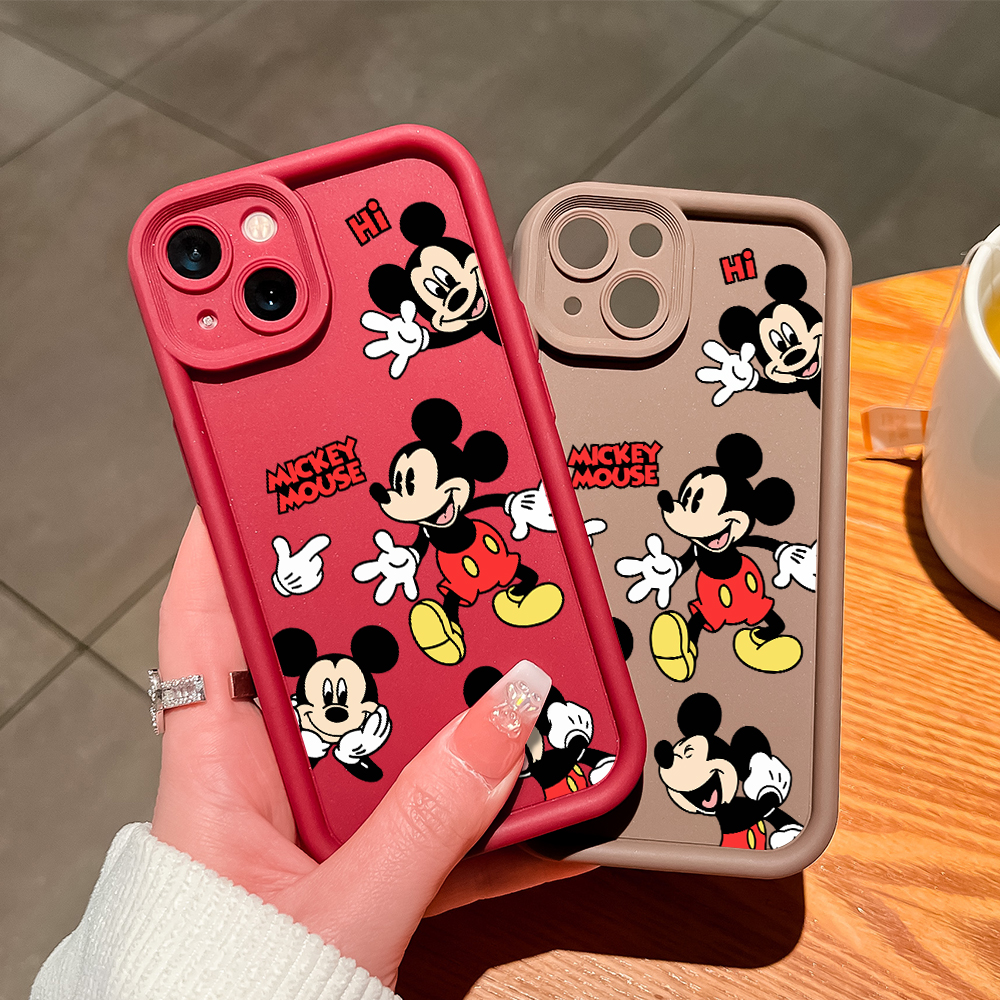 ZCSIBORUI for Vivo V27E Back Cover Cartoon Four Happy Mickey Pattern ...