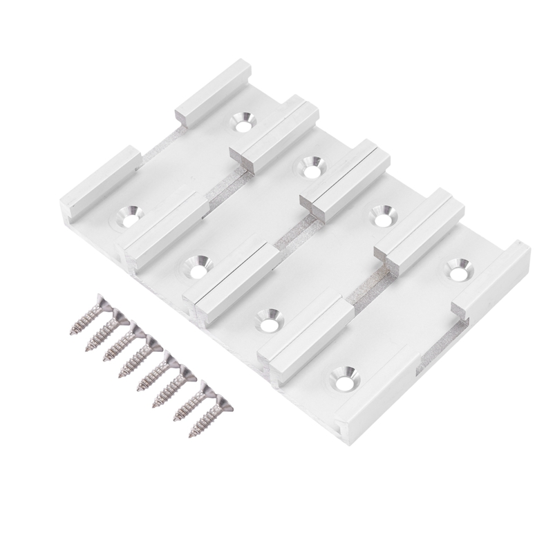 Aluminium Alloy T-Track Cross Connecting Parts Woodworking T-Slot Miter ...