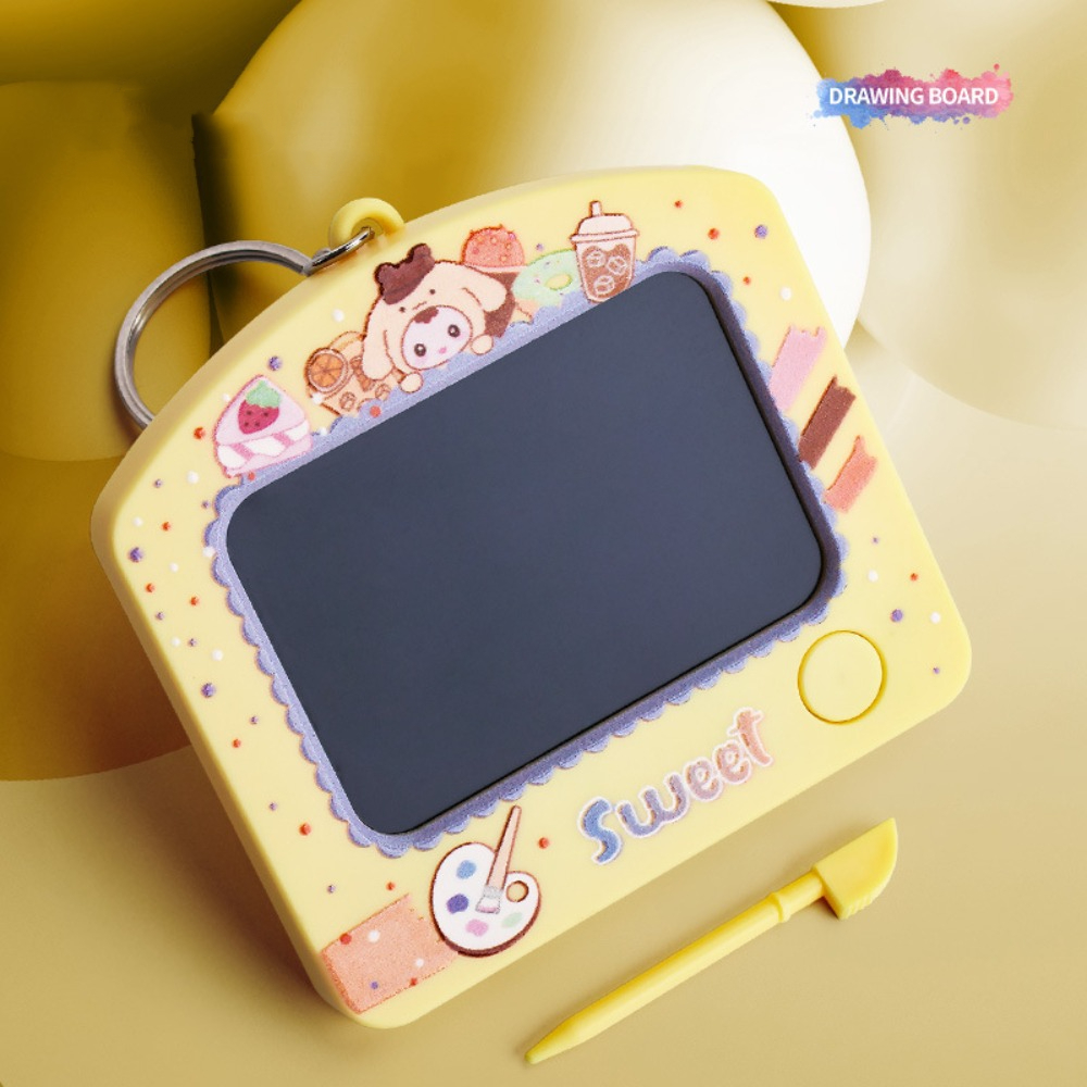 Creative Kuromi Mini Drawing Board My Melody Reusable Small Writing Pad ...