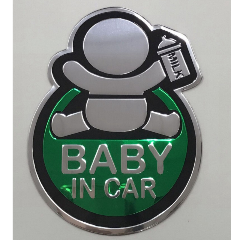 【Hottest Trends】Baby In Car Aluminum Sticker For Nissan TIIDA X-TRAIL ...