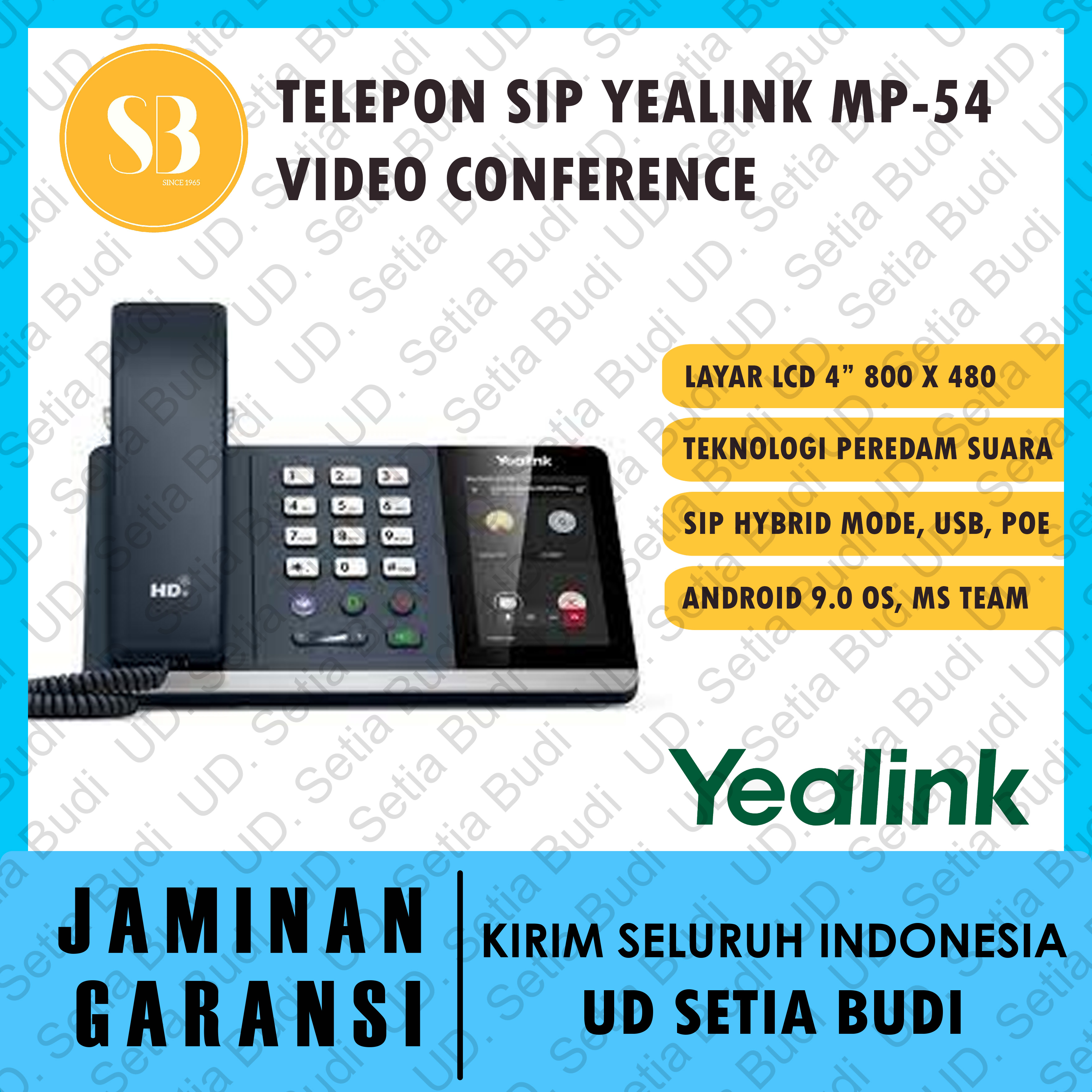 Telepon IP Yealink MP54 MP-54 Smart Business Microsoft Teams | Lazada ...