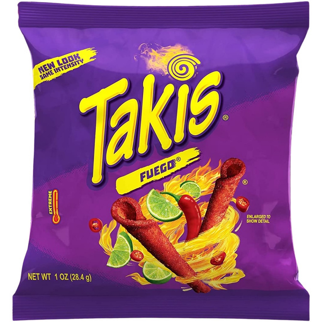 **พร้อมส่ง**ขนม Takis Fuego/Blue Heat ขนมข้าวโพดทอดกรอบ รสเผ็ด เปรี้ยว ...