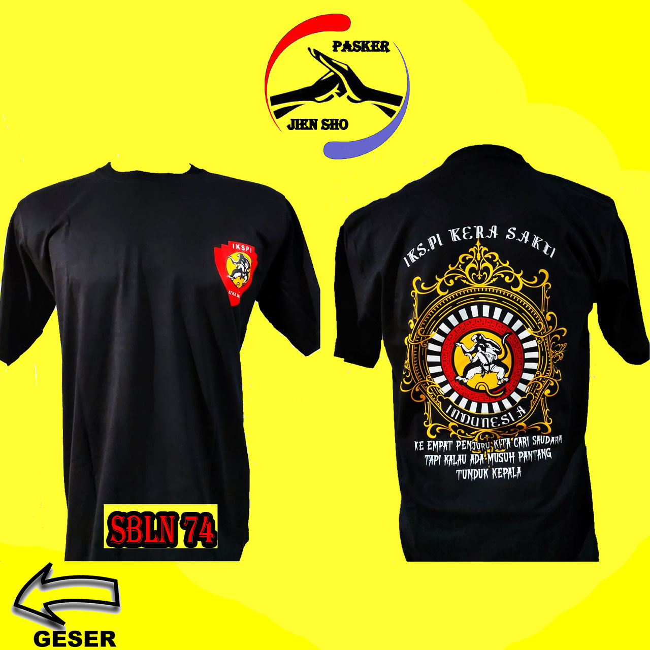 Baju Kaos IKS.PI Kera Sakti Sablon74 | Lazada Indonesia