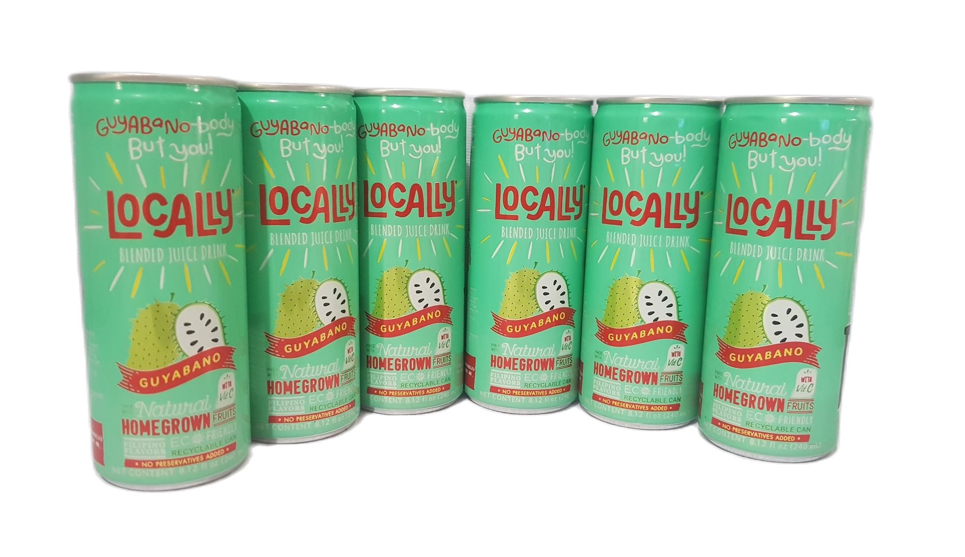 Locally Natural Homegrown Fruit, Blended Juice Drink - Guyabano Flavor ...