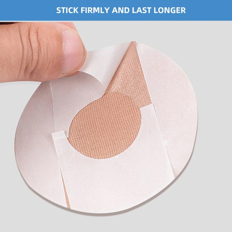 5PC Waterproof Adhesive Patches CGM Sensor Covers Patch Clear Overpatch ...