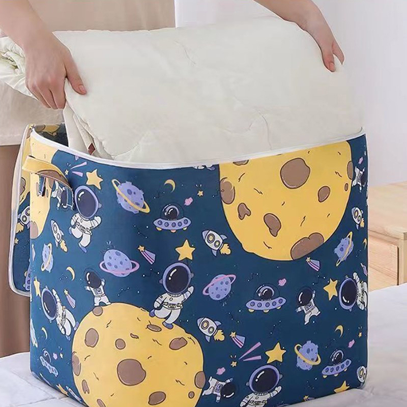 Clothes Storage Bins Cute Teddy Bear Quilt Storage Bag Wardrobe Sorting ...
