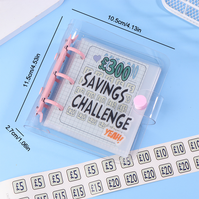 Savings Challenge Mini Binder £150/300/500/2100/5000 Money Saving ...