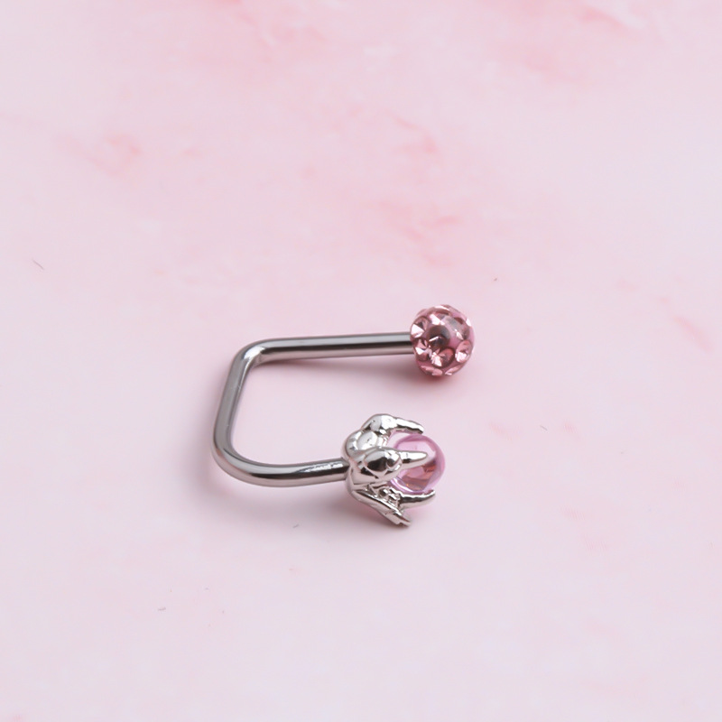 【I was hyped up】D-ring lip ring super flash drop oil fine flash small ...