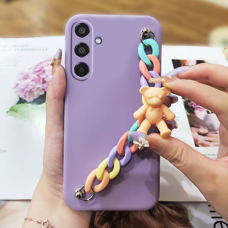 Liquid silicone shell Solid color Phone Case For Samsung Galaxy M35 5G ...