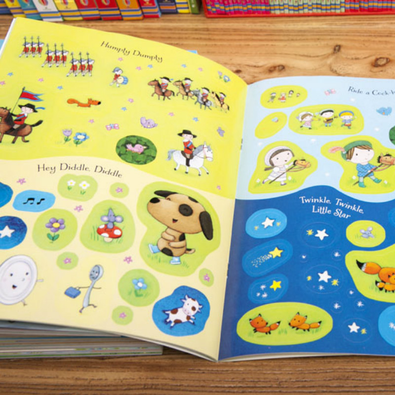 【Hottest Trends】English children's scene Sticker Book Enlightenment ...