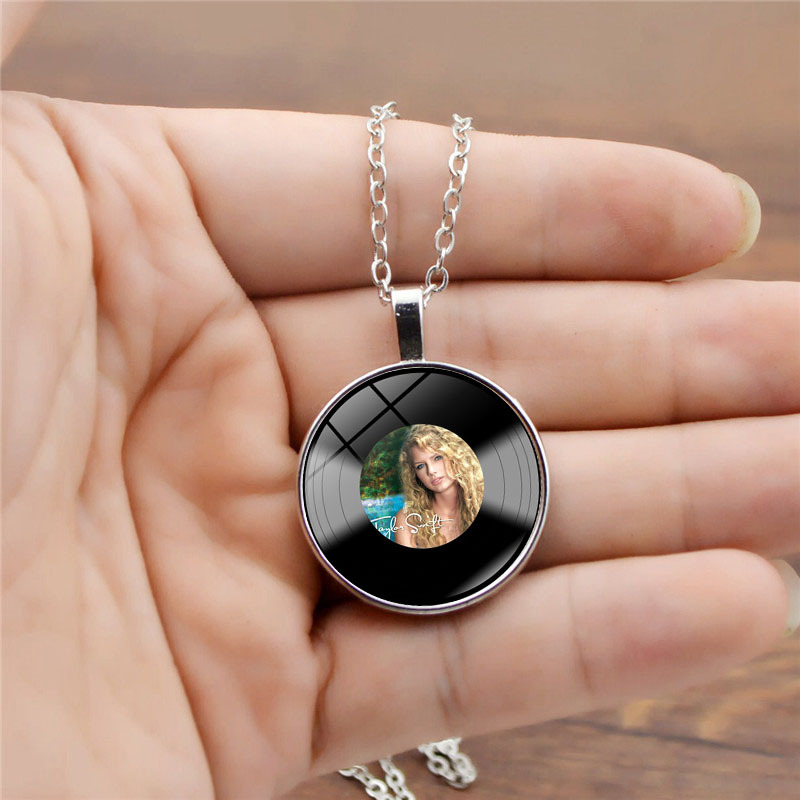 【Hottest Trends】Singer Taylor Swift Vinyl Record Time Gem Pendant ...