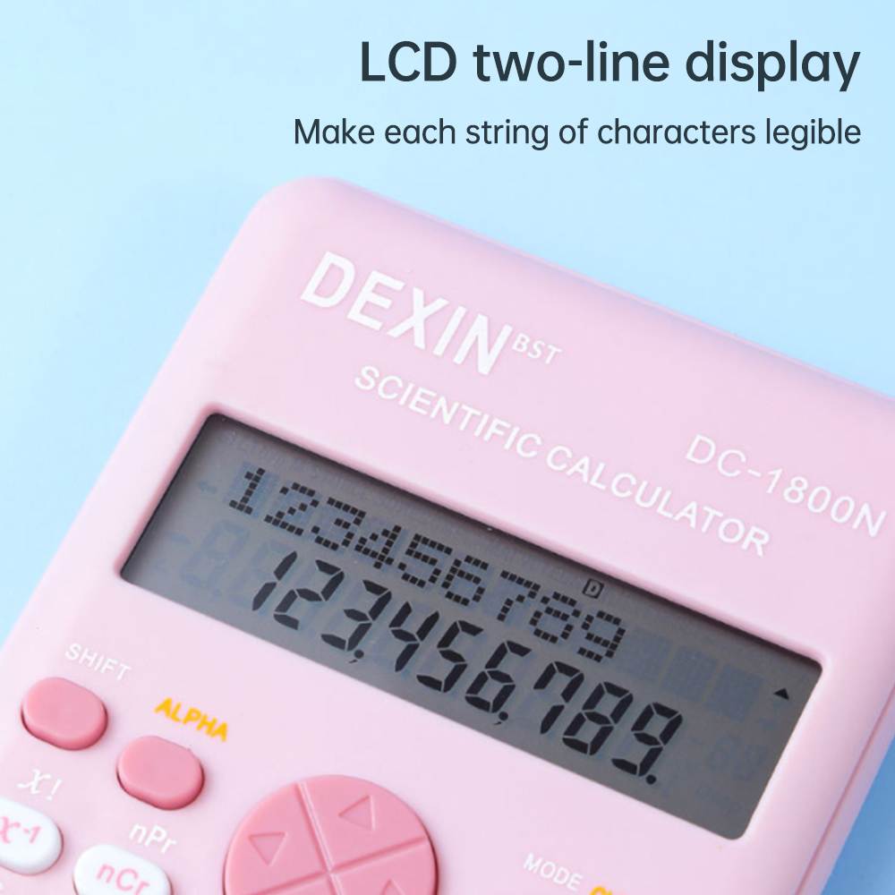 【Special Promotion】 Scientific Calculators Pink Math Calculator with ...
