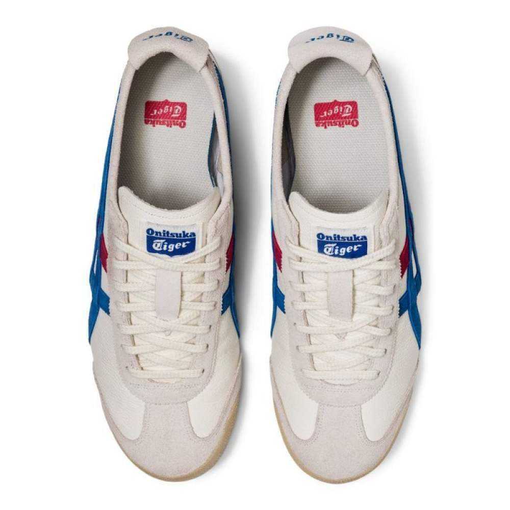 100 Original Onitsuka Tiger MEXICO 66 WhiteLight Blue DL408-0146 Low ...