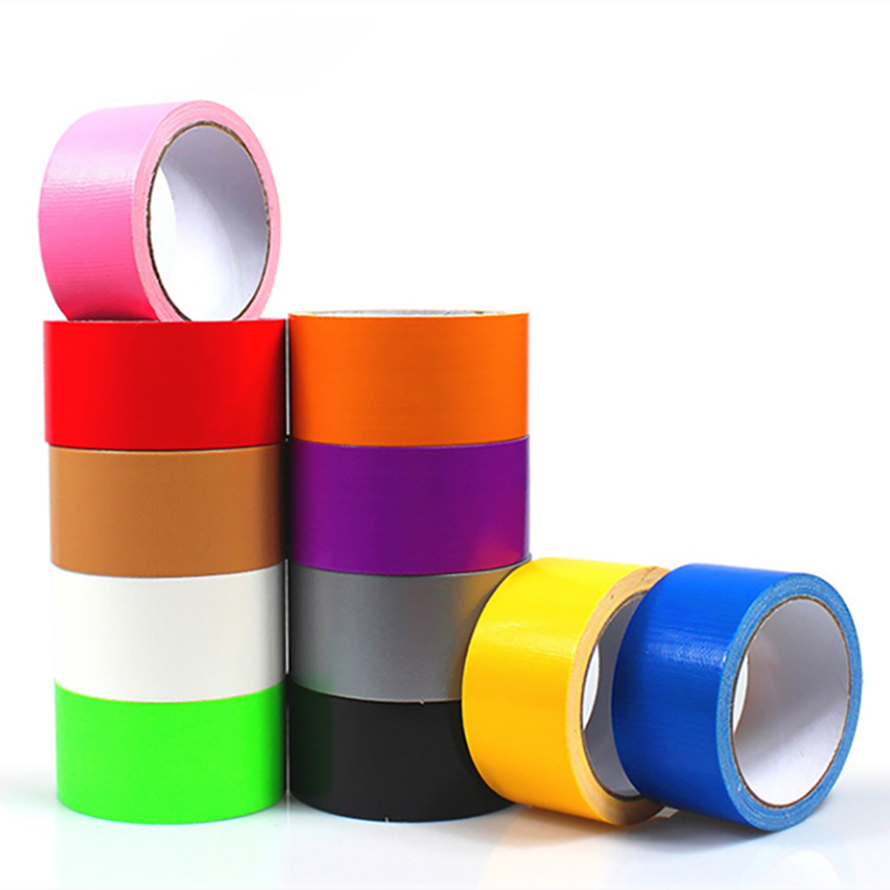 JM 10m Rainbow Colored Duct Tape Thickens No Residue Easy Tear By Hand ...