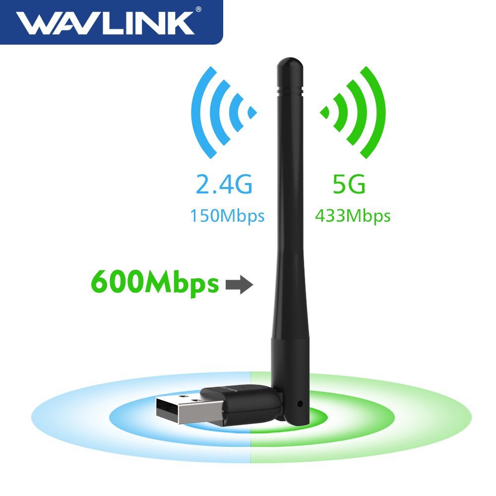 Wavlink AX1800/AC1900 Dual Band USB 3.0อะแดปเตอร์ Wifi 5Ghz Wifi 6 (802 ...