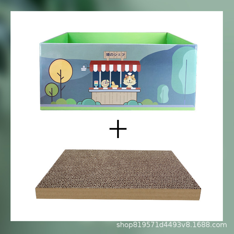 Family ที่ลับเล็บแมว ที่ฝนเล็บแมว Cat box - Catnip กล่องแมว กล่องลังแมว ...