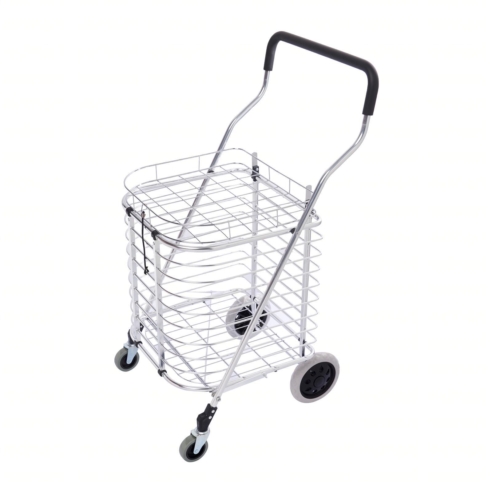 Leopard Aluminium Trolley Shopping Cart (L) 37.5x37.5x92 CM - LN 604 ...