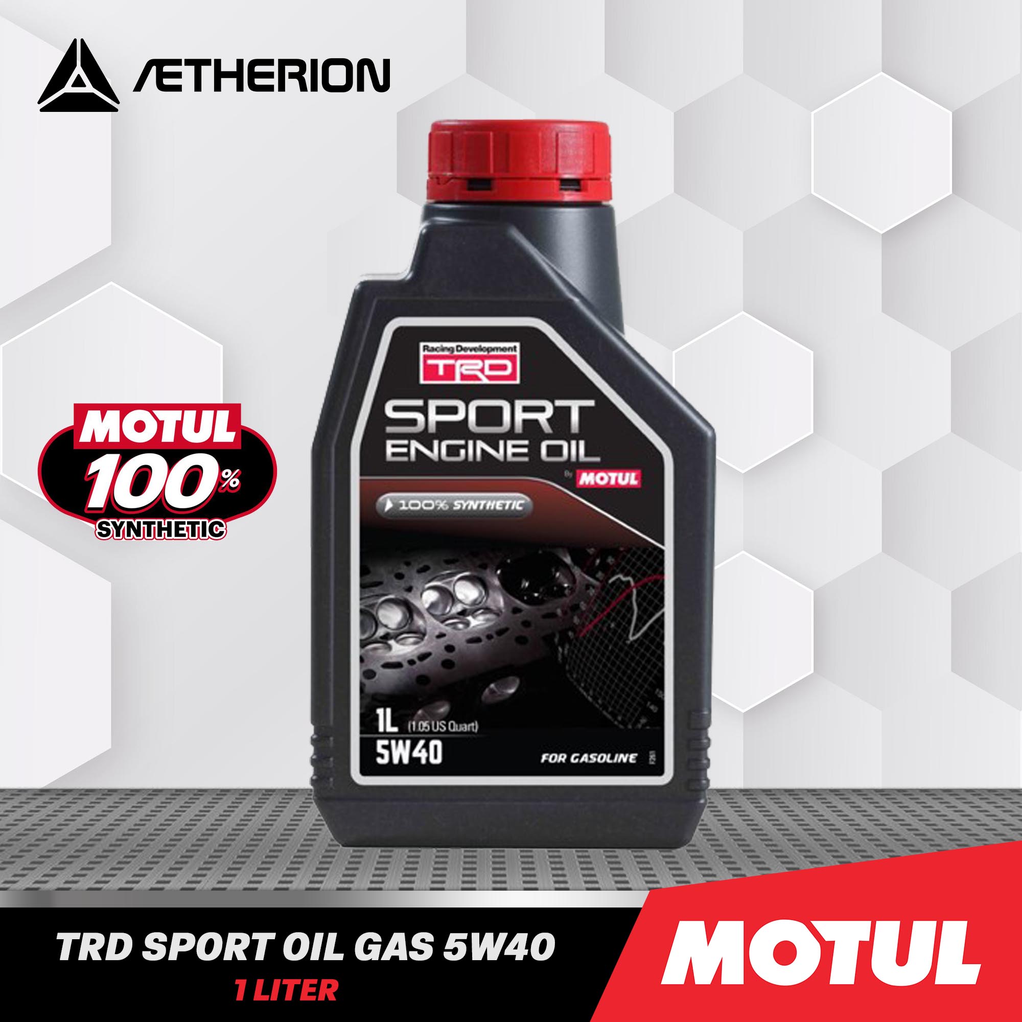 Motul TRD Sport Engine Oil Fully Synthetic Engine Oil SAE 5W40 (For ...
