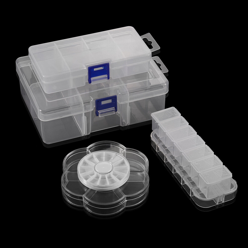 St.kunkka 1pcs Multi Style Storage Box Round Square Grids Adjustable ...