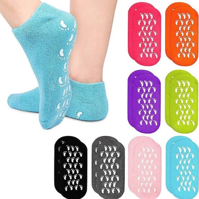 Moisturizing Gel Socks , Gel Spa Socks For Repairing and Softening Dry ...