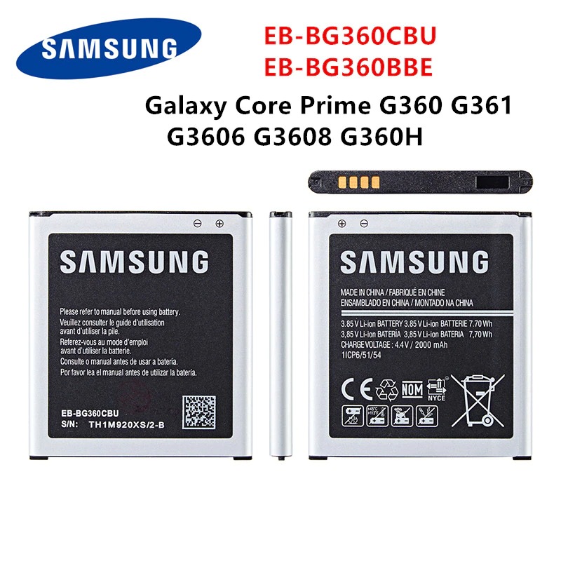แบตเตอรี่แท้ Samsung Galaxy Core Prime G360 J2 G361 G3609 G3608 G3606 ...