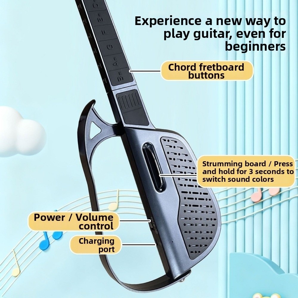 Music Synthesizer Automatic Transmission Smart Stringless Guitar Two ...