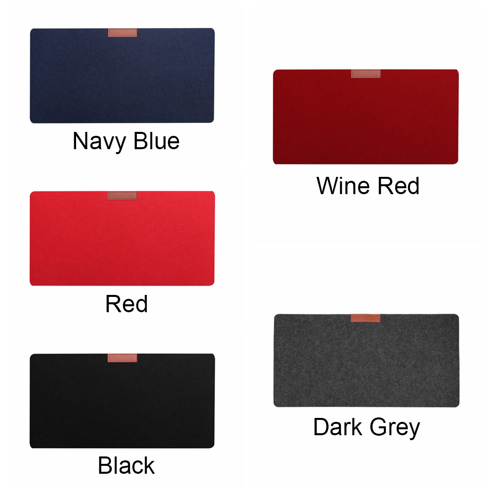 Colorful Wool Felt Large Office Table Mouse Pad Desk Mat Keyboard Mice ...