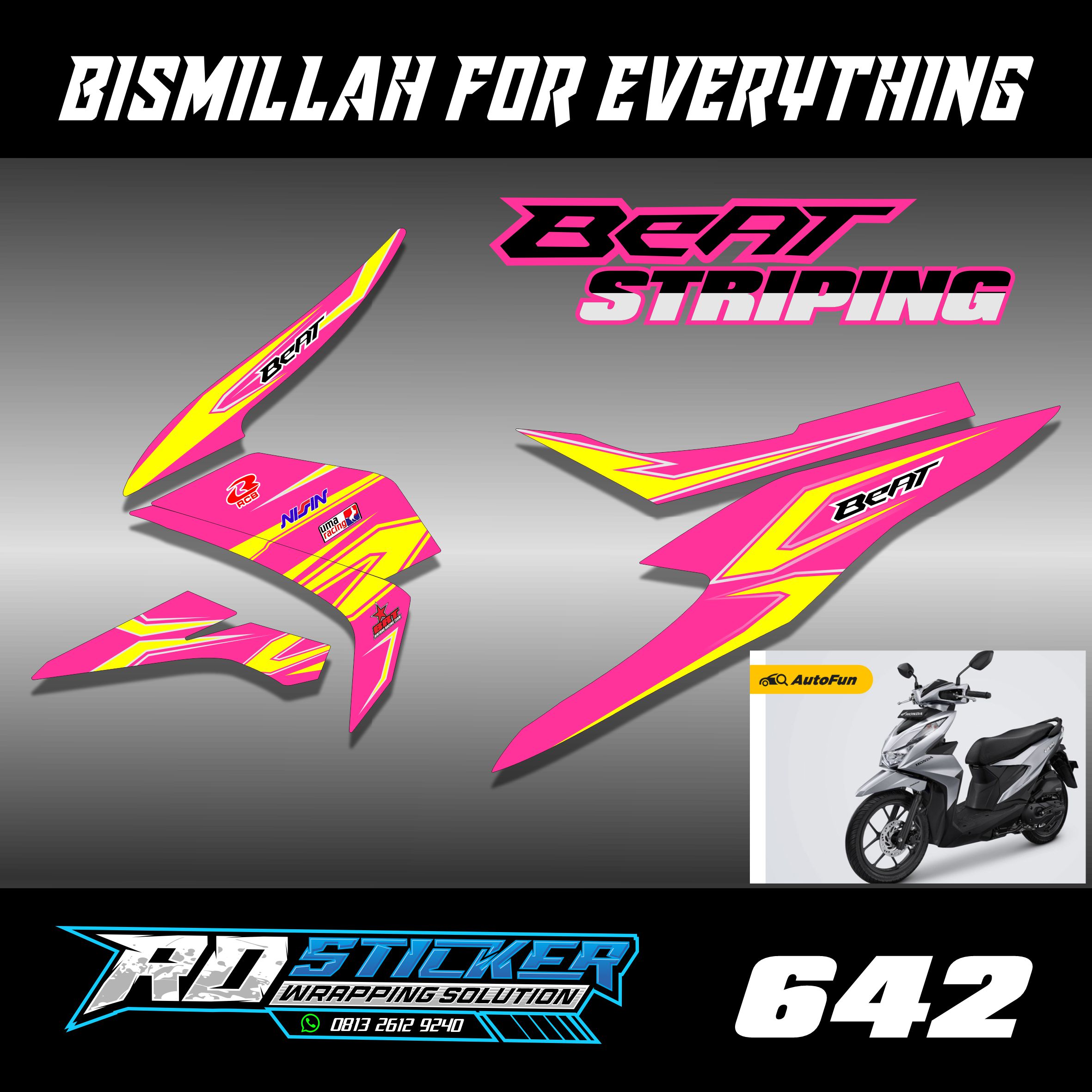 Striping Sticker Beat Deluxe New 2020 2021 Stiker List Variasi Beat New ...