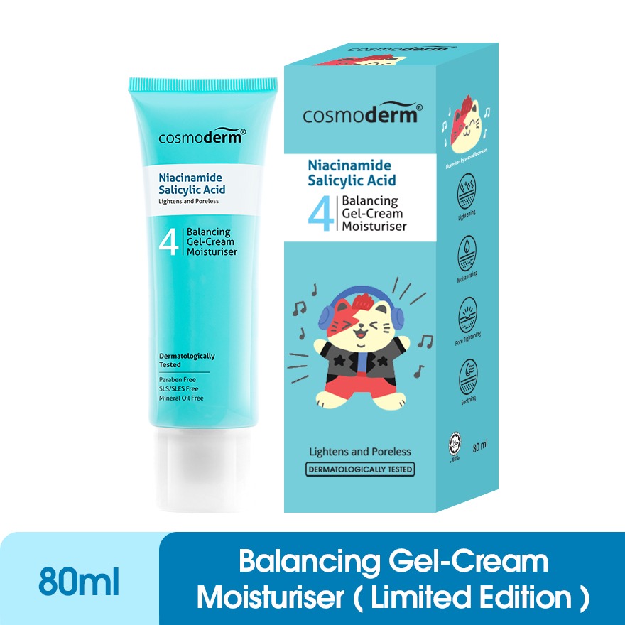 COSMODERM Niacinamide Balancing Gel-Cream Moisturizer 80ml | Lazada