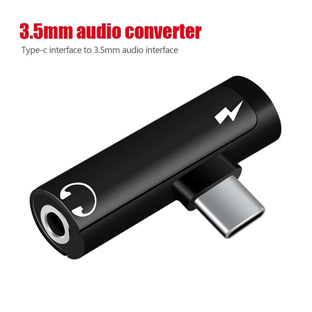 NEW 3.5mm Audio Converter Micro Type C Adapter Xiaomi Huawei T-shape ...