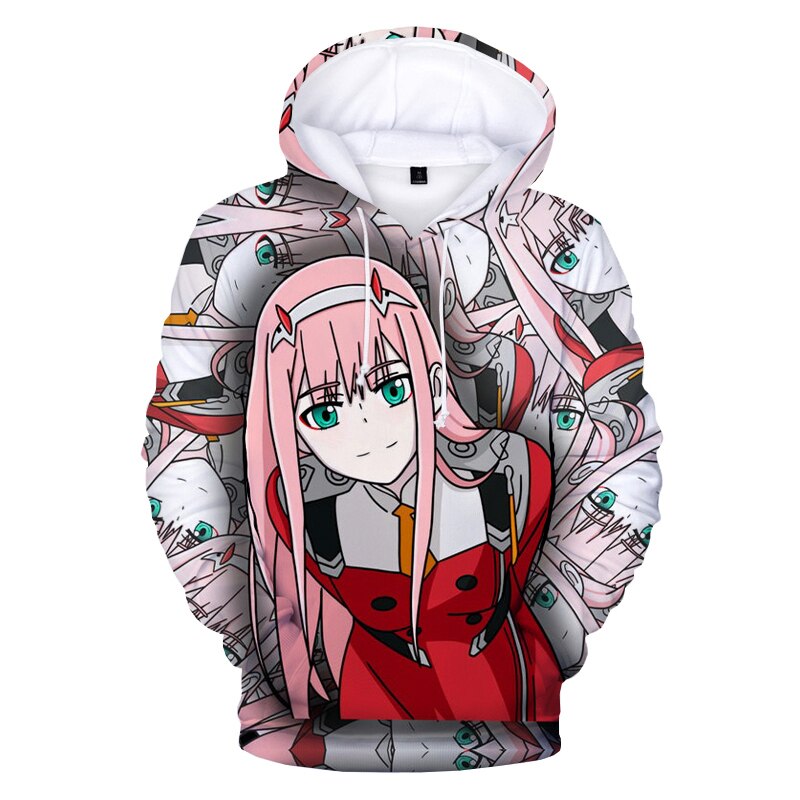 DARLING in the FRANXX Zero Two 3D Print Hoodie Sweatshirts Men Women ...