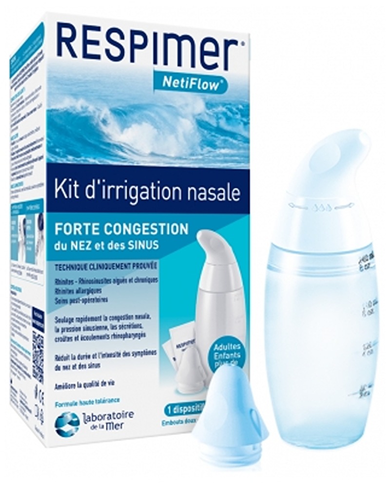 Laboratoire de la Mer Respimer NetiFlow Nasal Irrigation Kit 1 Device ...