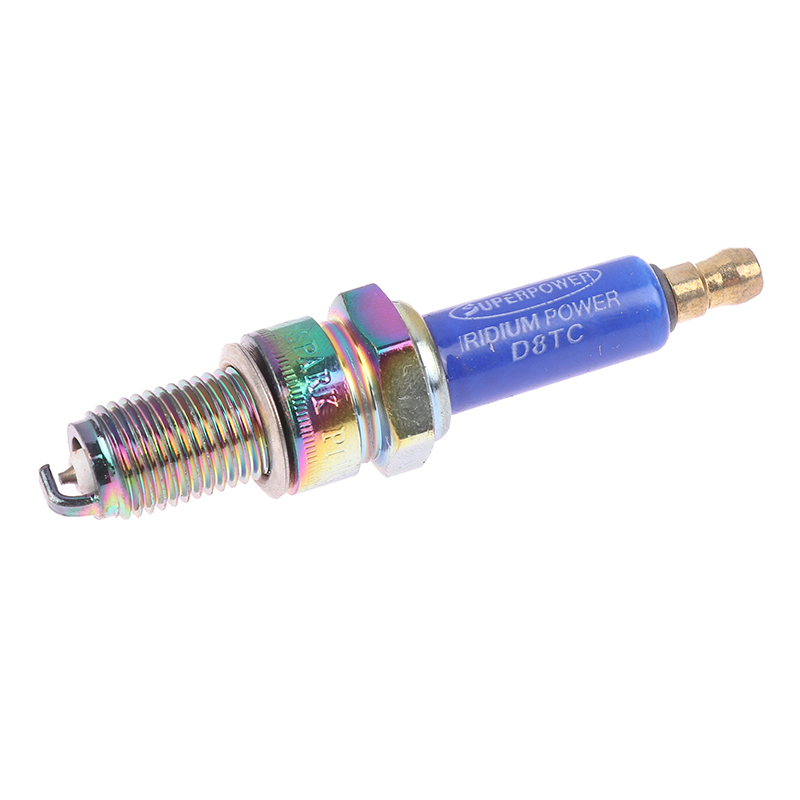 Blue Iridium Spark Plug D8TC For Vertical Engine CG Series 125cc 150cc ...