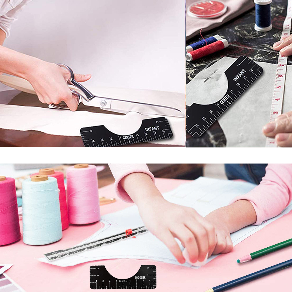 【2025 NEW】 4pcs T-Shirt Ruler Guide Shirt Alignment Tool T-Shirt ...