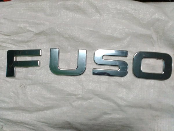 Emblem Logo Mobil Tulisan Fuso Intercooler Besar Turbo | Lazada Indonesia