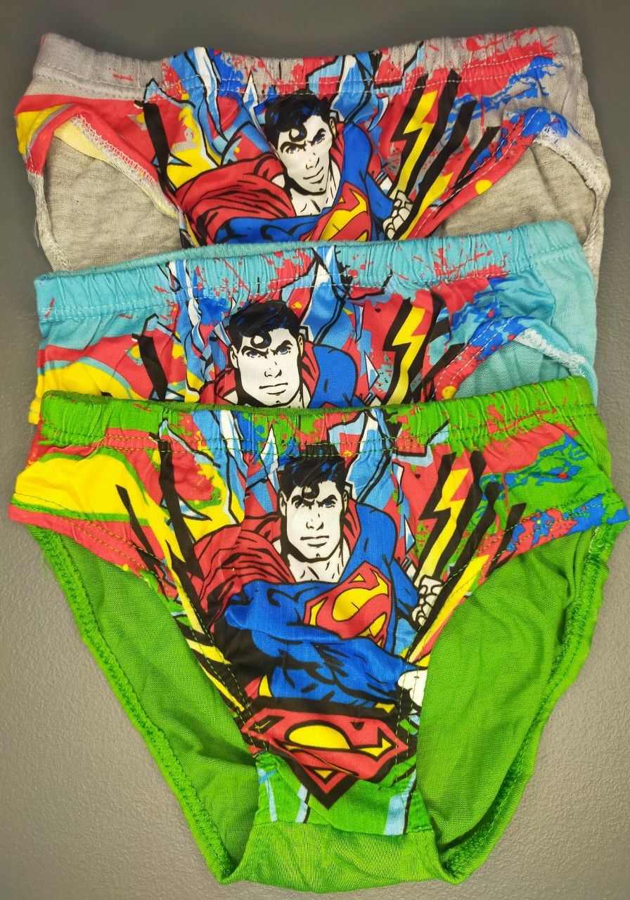 Cartoon character superman kids brief 6 pcs | Lazada PH