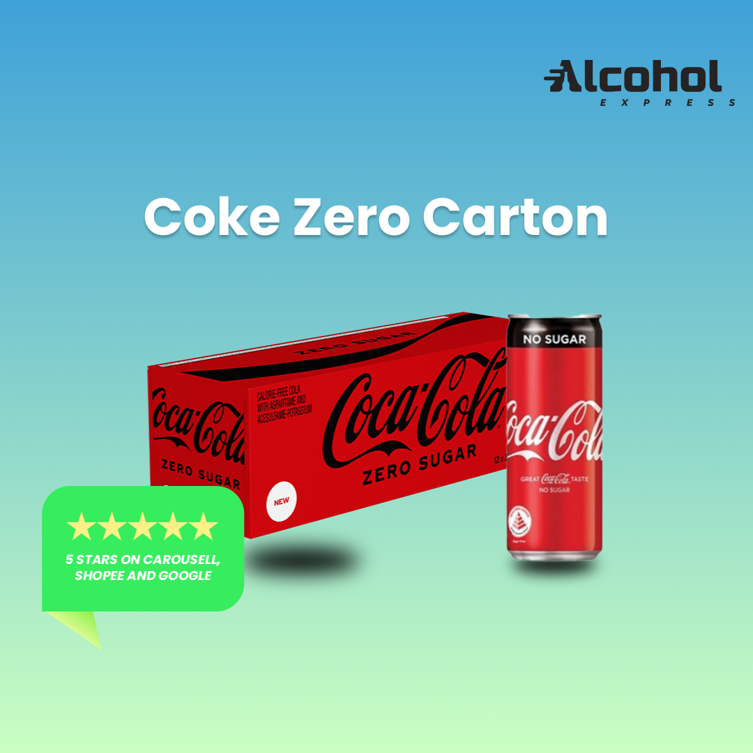 Coke Zero Carton (24 x 320ml) | Lazada Singapore