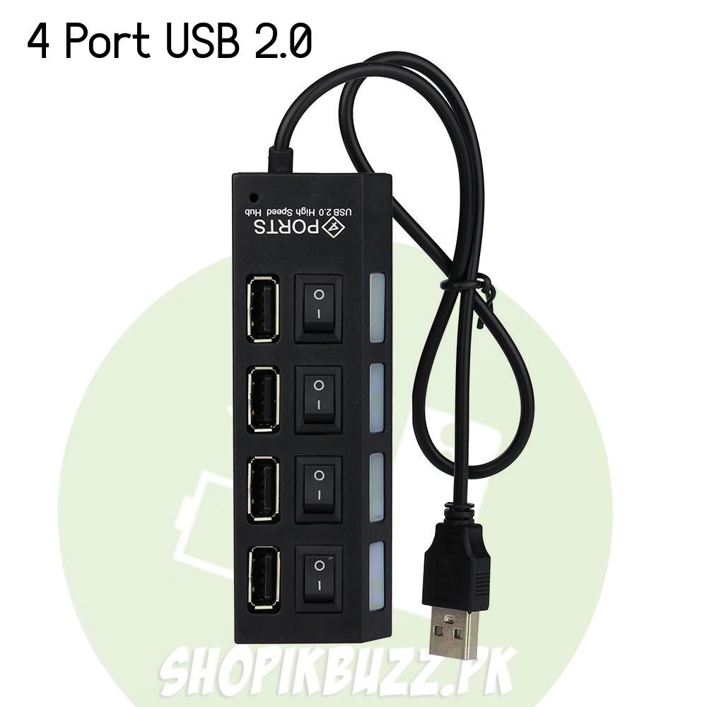 Mini Multi Port USB Hub High-Speed USB Humanoid Splitter Cable Adapter ...