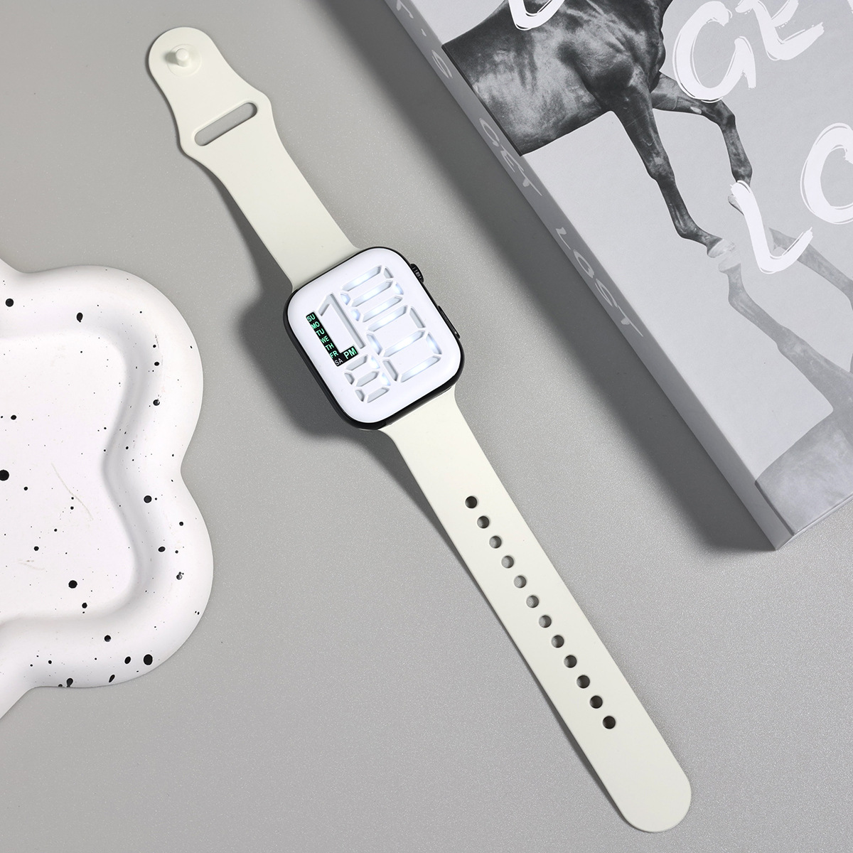 New Cross border Fashion Multi functional Student Simple Digital Night ...