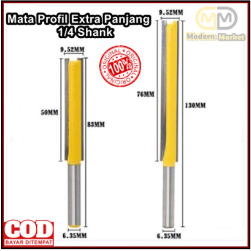 MATA PROFIL LURUS LONG DAN EXTRA LONG STRAIGHT DOUBLE BLADE 50MM DAN ...