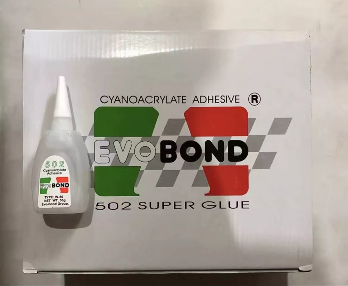 Original Evobond Cyanoacrylate 502 Super Glue Adhesive Evo Bond Cyno Cyano Tarpaulin Acrylic ...