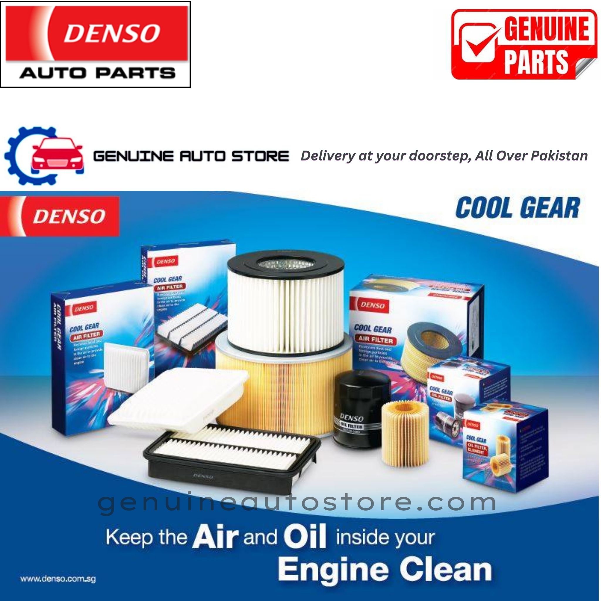 Toyota Raize 2019-2025 Denso Genuine Cabin AC Filter | Daraz.pk